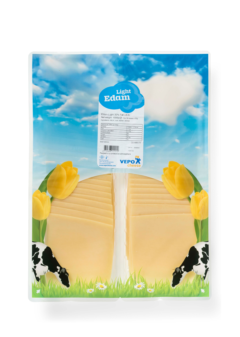 Light cheese slices - Vepo Cheese