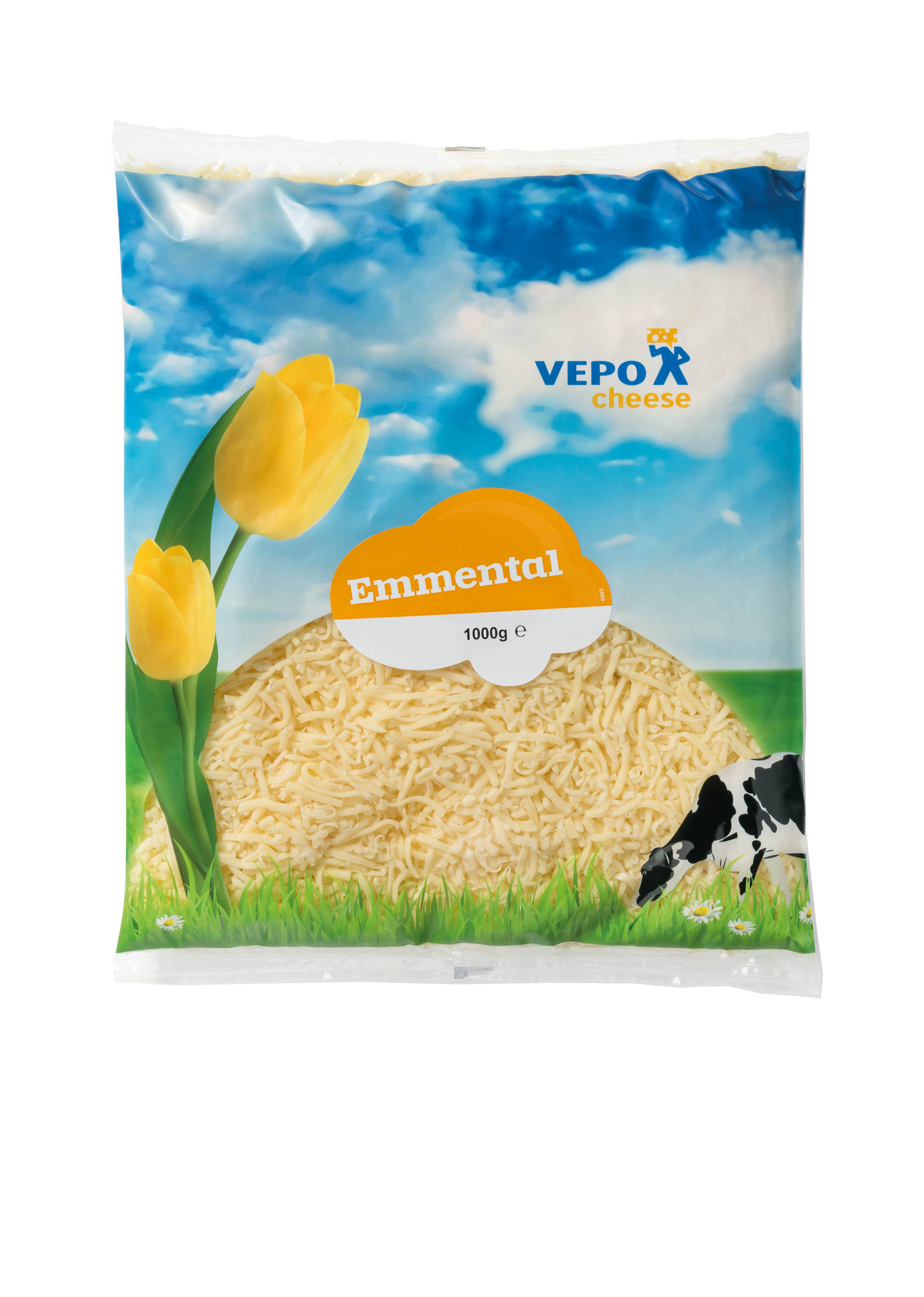 Emmentaler geriebener Käse - Vepo Cheese