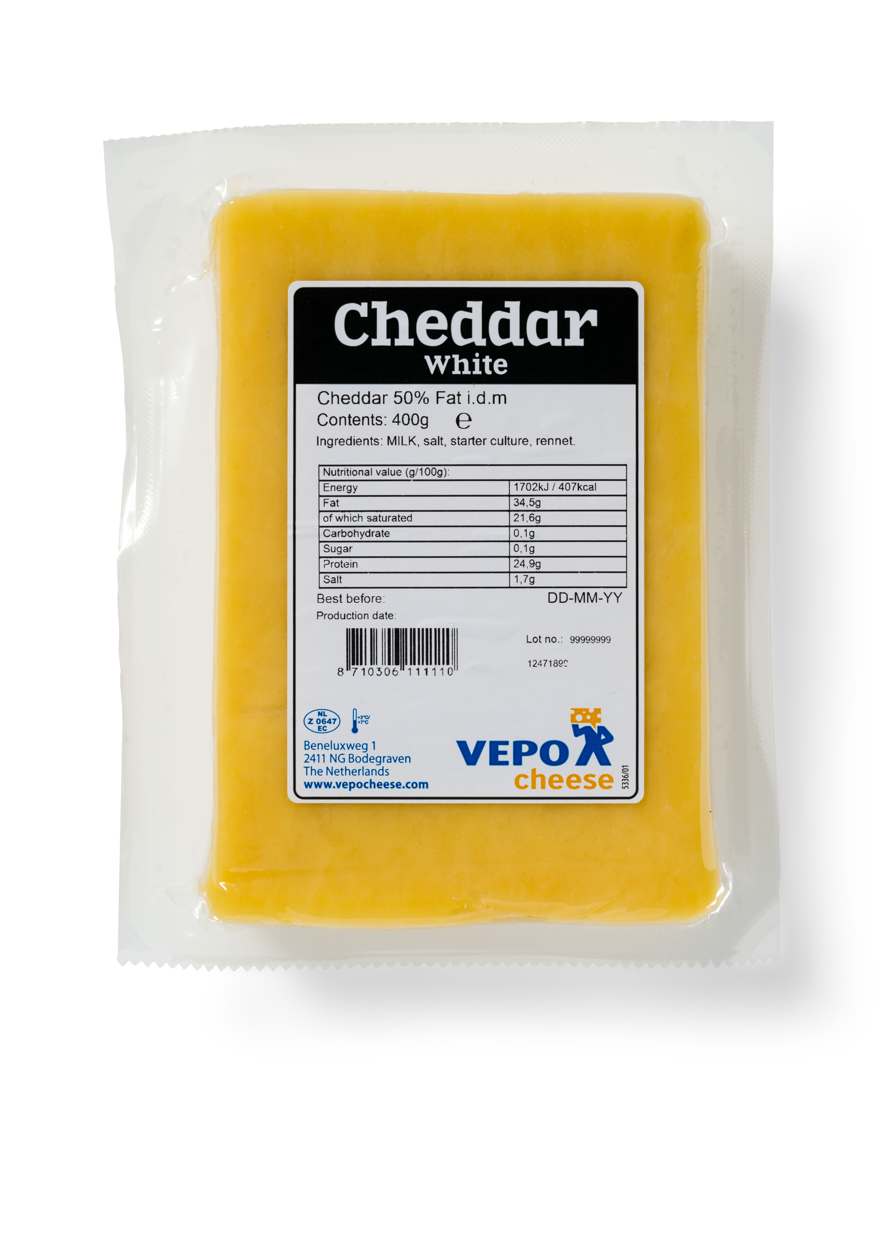 Cheddar Käseportionen - Vepo Cheese