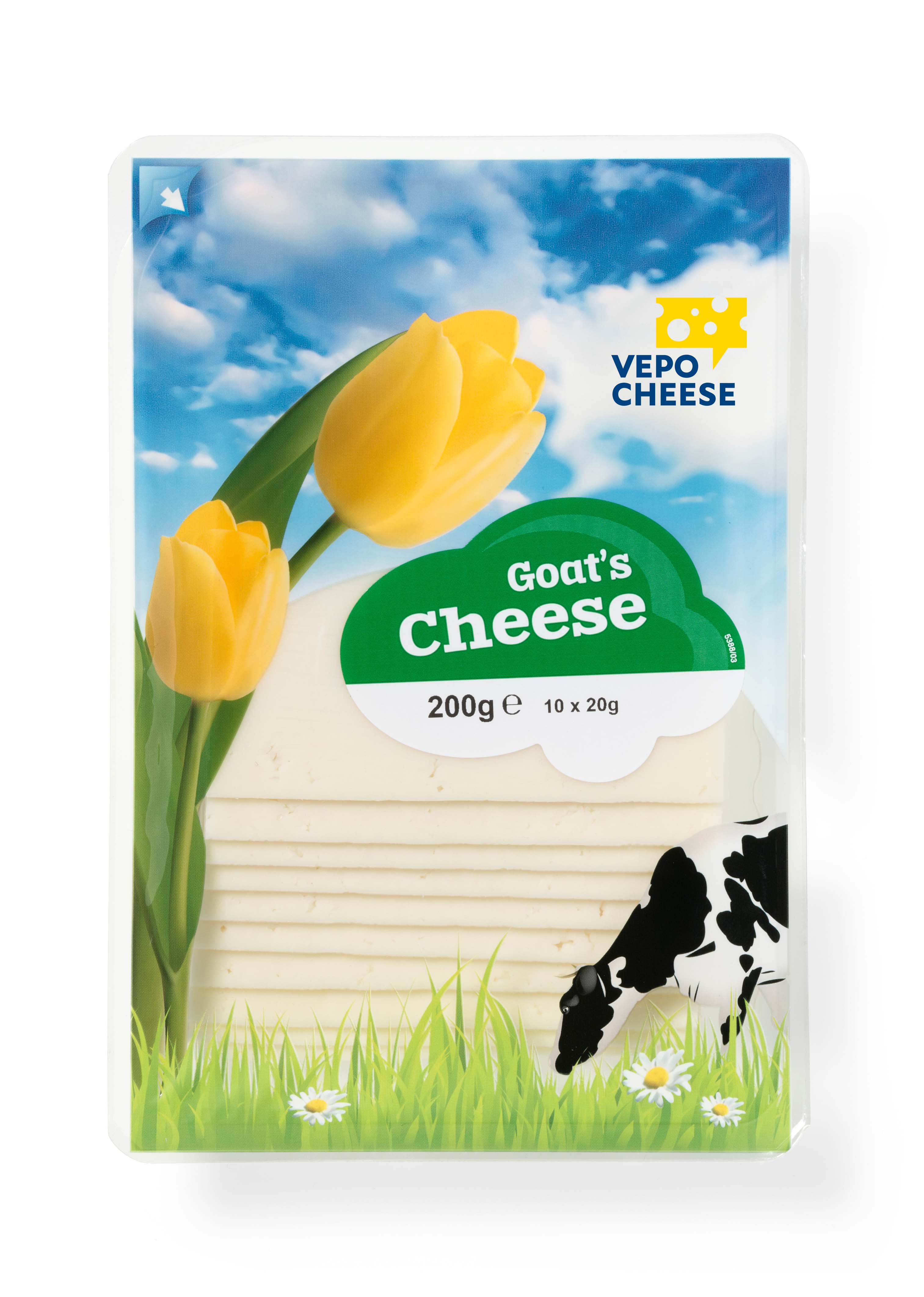 Goat's cheese slices - Vepo Cheese