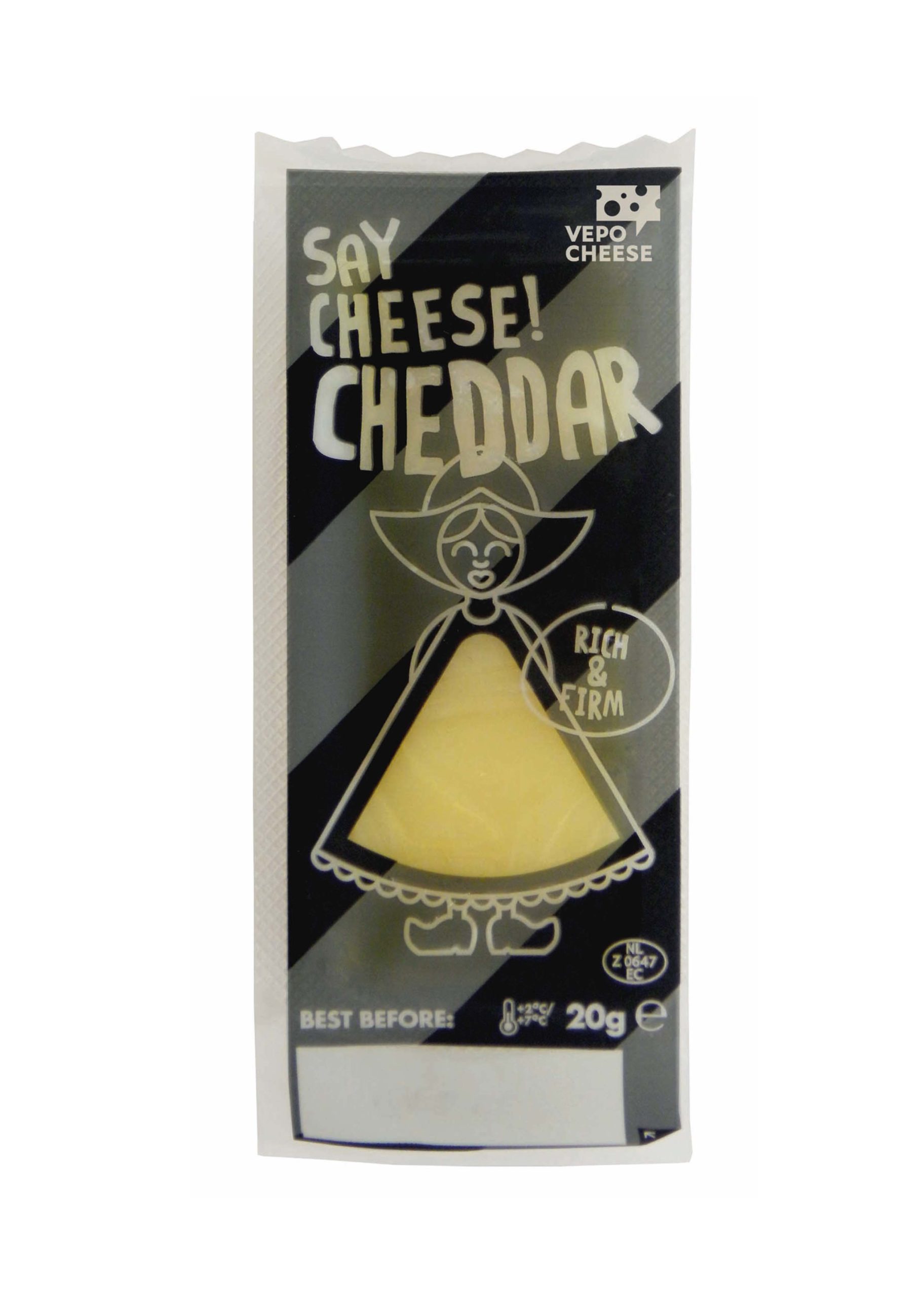 Cheddar Käseportionen 20g - Vepo Cheese