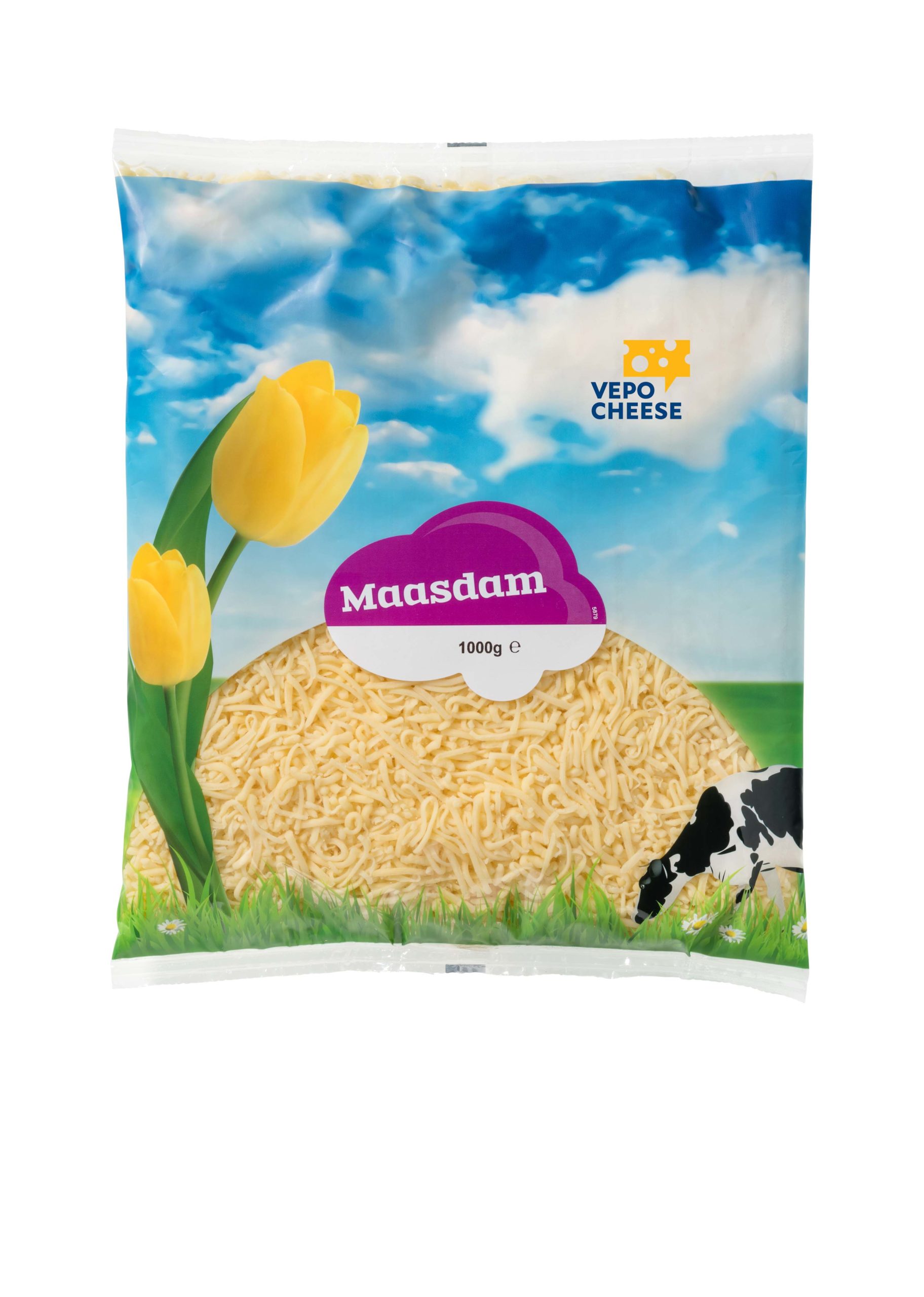 Maasdam grated cheese - Vepo Cheese