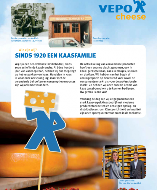Onze brochures - Vepo Cheese
